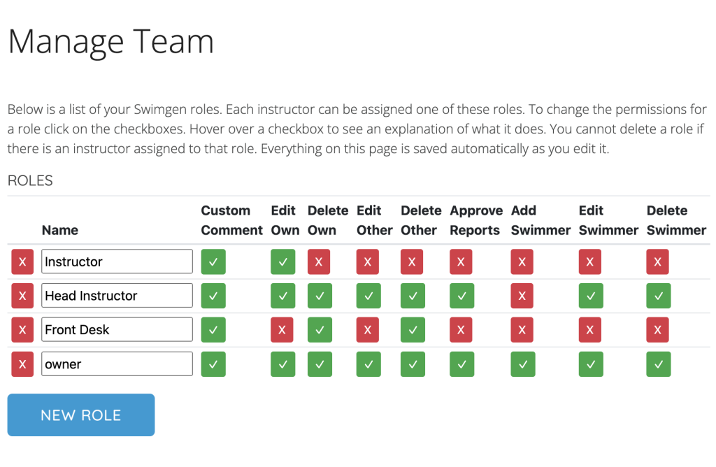 Supervisor Approval Process – Swimgen