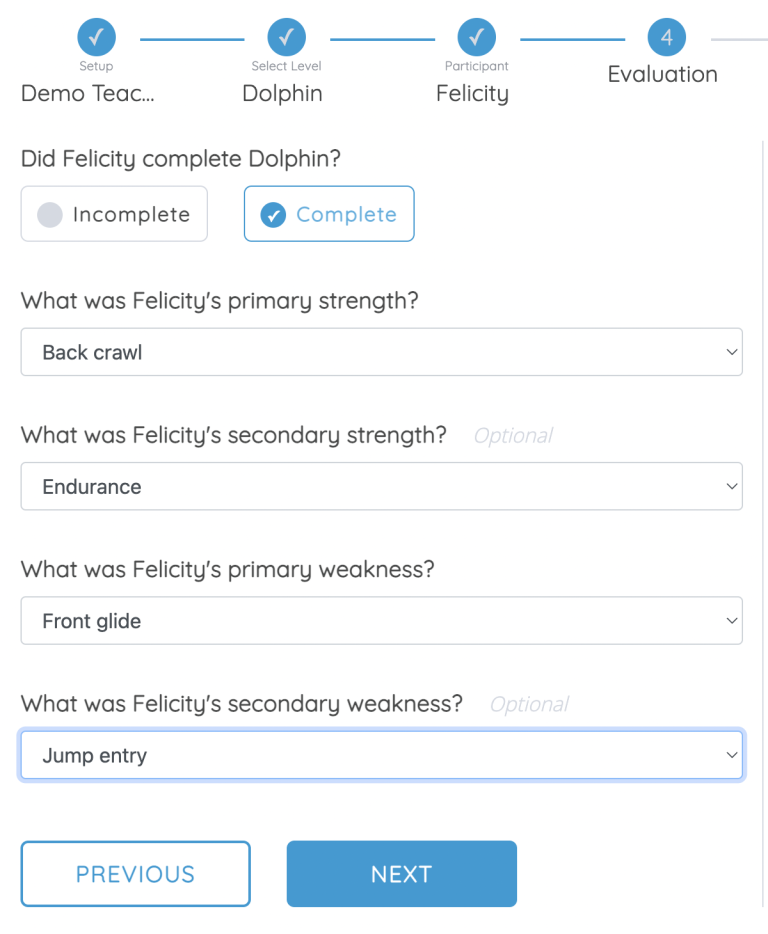 Publish Report Cards – Swimgen