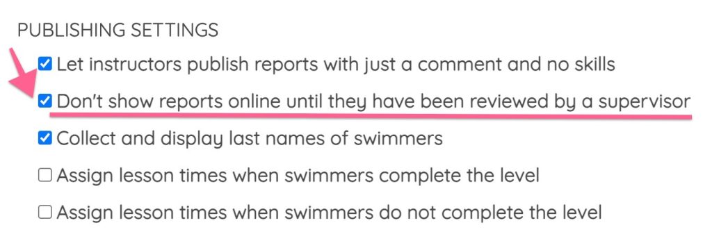 How do supervisors approve report cards? – Swimgen